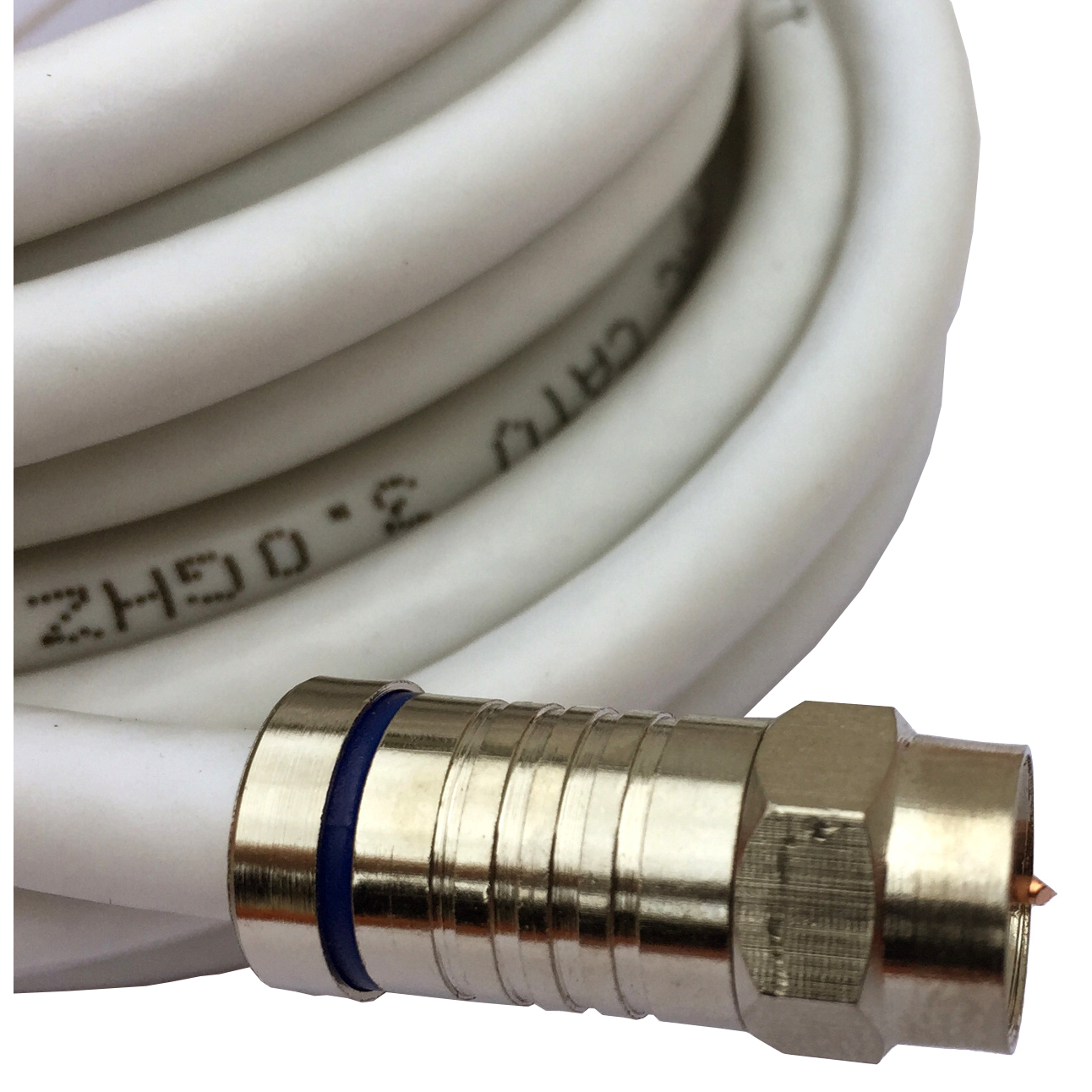 Black Point Products Inc BS-065-WHITE 100' RG-6 White Weatherproof ...