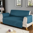 ANMINY Sofa Cover Slipcover 1/2/3 Seaters Couch Cover Non-slip Navy ...