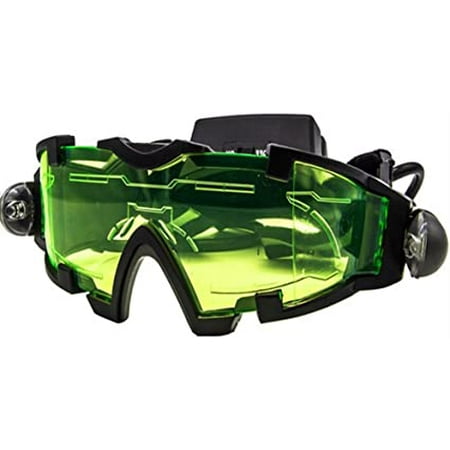 Adjustable Elastic Band Military Night Vision Goggles with Flip-out LED ...