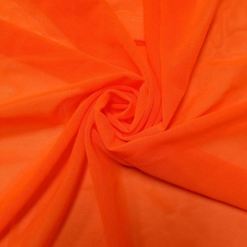 FREE SHIPPING!!! Orange Neon Nylon Power Mesh Fabric, DIY Projects by ...