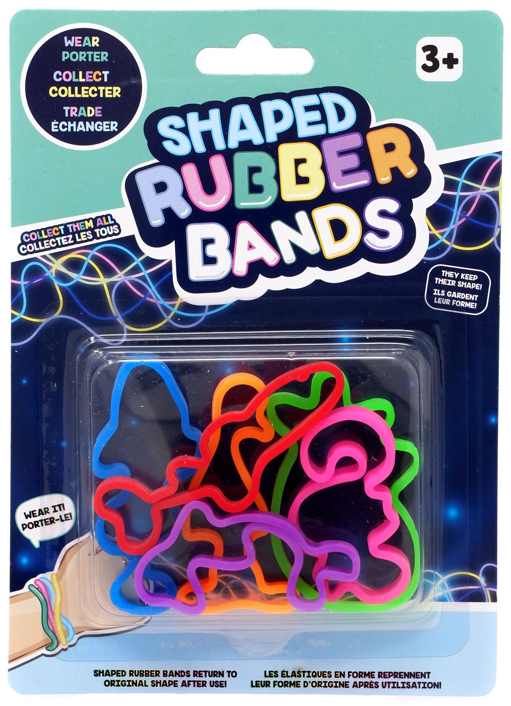 Shaped Rubber Bands Ocean Shaped Rubber Band Bracelets - Walmart.com