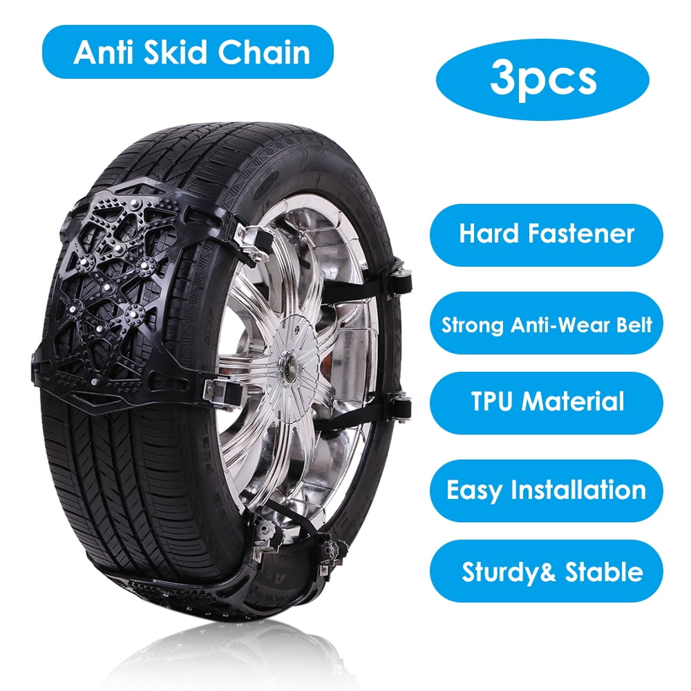 Car Anti Skid Emergency Chain Non-Slip Anti-Slip Tire Belt Winter ...