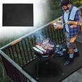 PureCasa Polyester Hearth Mats, Indoor Outdoor Fireproof Under Grill ...