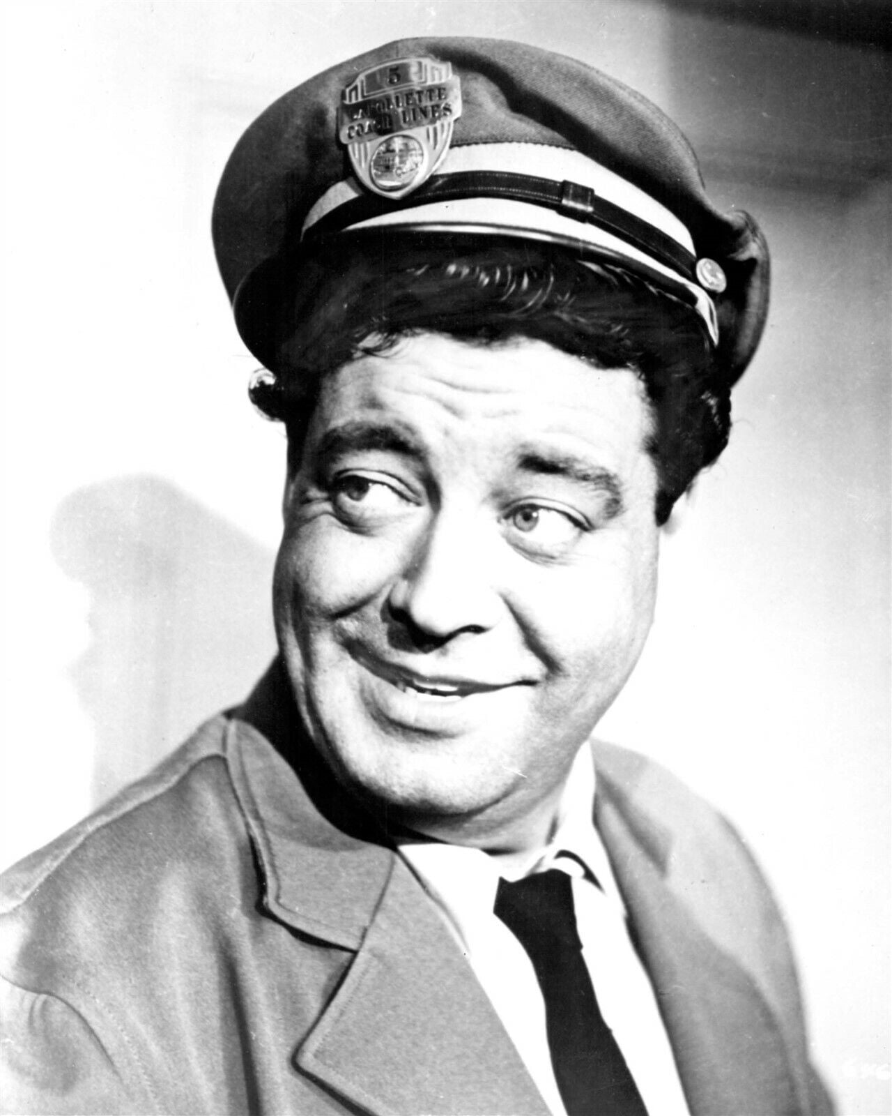 Jackie Gleason portrait as Ralph Kramden 1955 The Honeymooners 5x7 inch ...