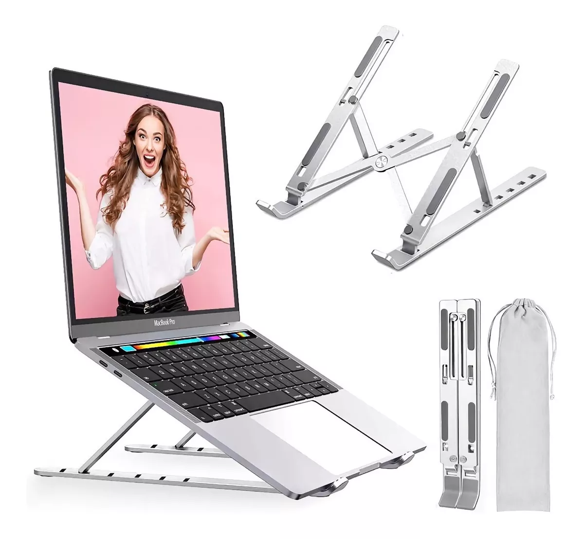 Base Para Portátil, Soporte De Aluminio Laptop Plegable | Walmart en línea