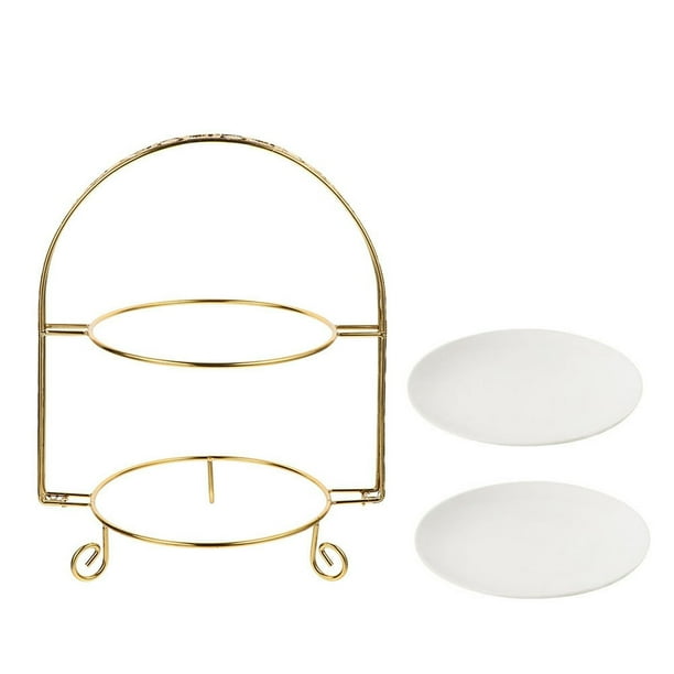 Stand Tower Dessert Display Cupcake Cake Rack Plate Ceramic Holder ...