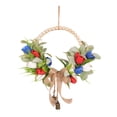 EDHITNR 17.7In Patriotic Red White Blue Garland Independence Day Decor ...