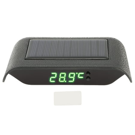 FLAMEEN Portable Car Clock, Solar Power Clock, For Auto Car Vehicle ...