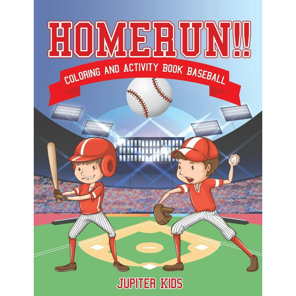 Homerun!! Coloring and Activity Book Baseball (Paperback) - Walmart.com ...