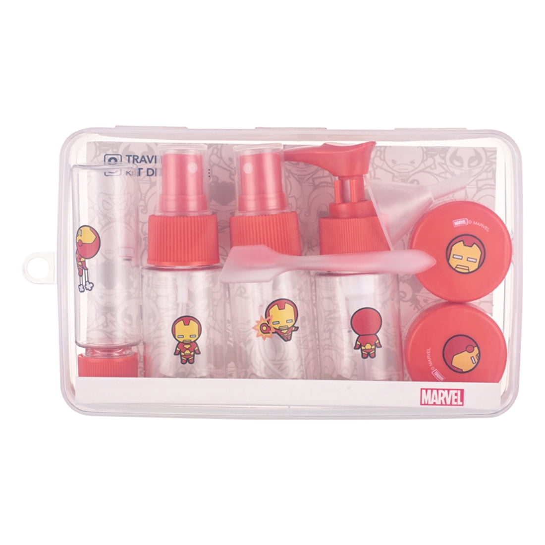 MINISO x Marvel - Plastic Multipurpose Refillable Bottles and Jars Set ...