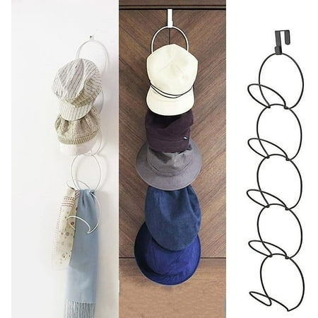 Wall Mounted Door Baseball Hat Hat Rack. Stackable Metal Wire Hat Rack ...