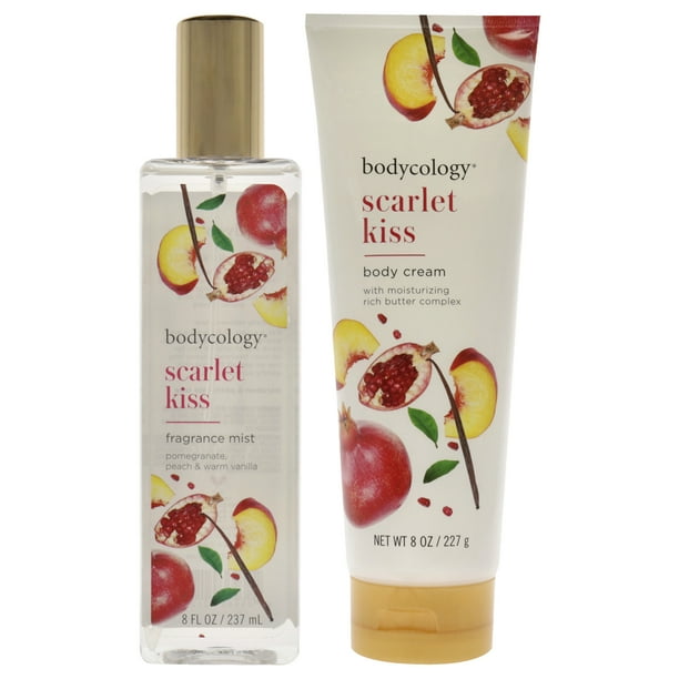 Bodycology Scarlet Kiss Kit by Bodycology Kit , 2 Pc Kit 8oz Fragrance ...