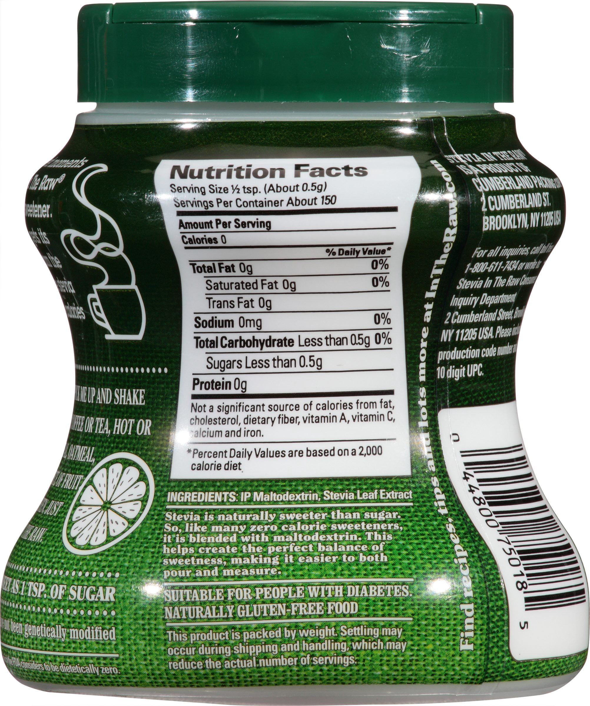Stevia In The Raw Nutrition Label Ythoreccio Stevia In The Raw Nutrition Label Ythoreccio