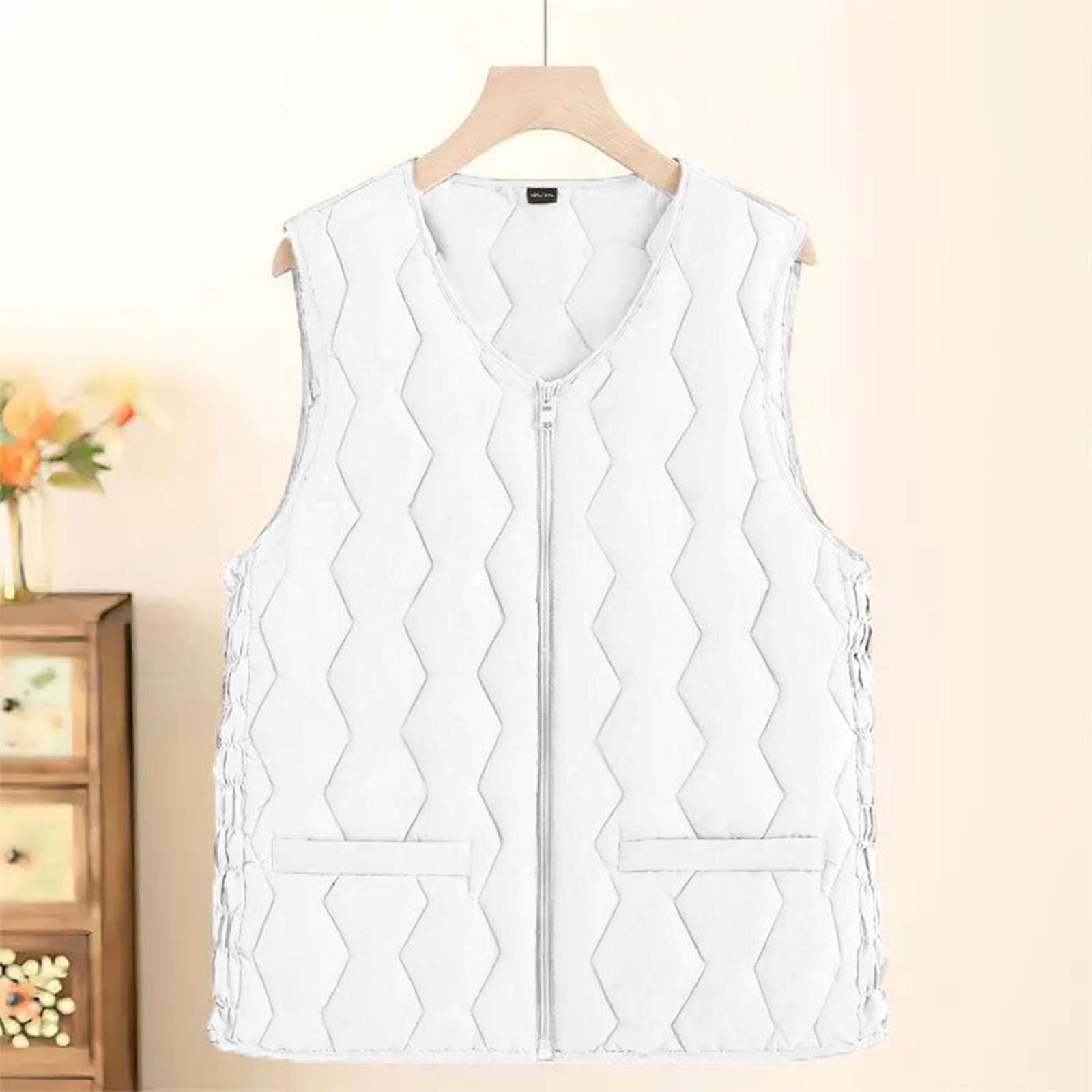 Click here for Mceream Women Vest Casual Fall Winter Sleeveless L... prices