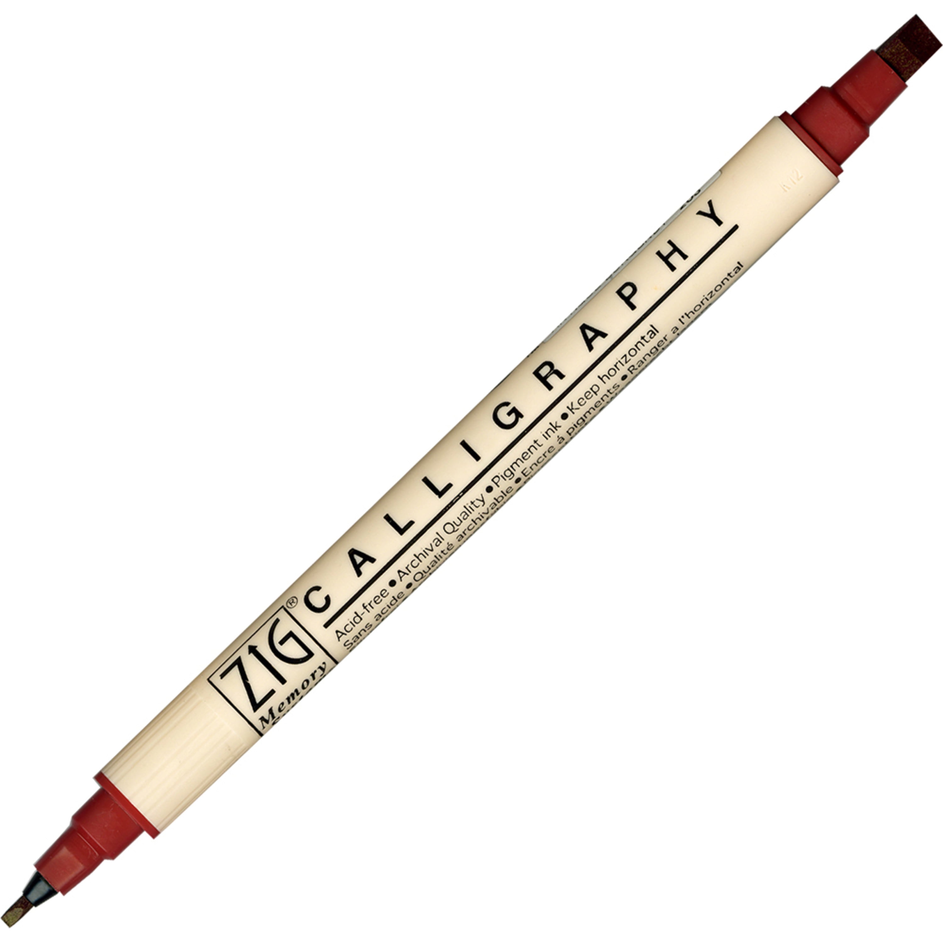 Kuretake Zig Memory System Calligraphy Marker, Aubergine - Walmart.com