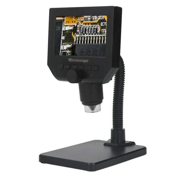 Electron Microscope, Digital Microscope 4.3in Screen With LED Lights ...
