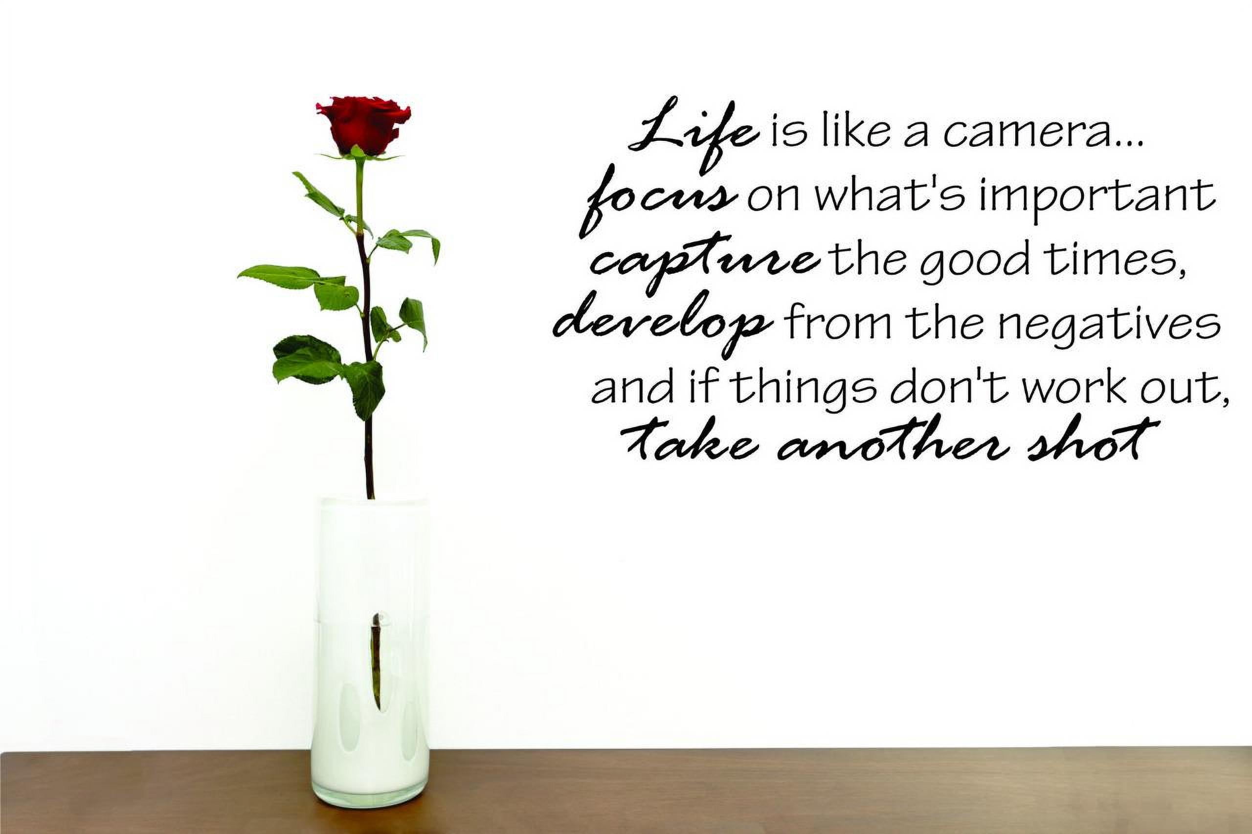 Is Like A Camera Focus On Whats Important Capture The Good Times ...