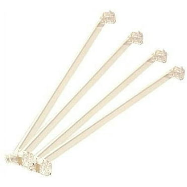 Set of 4 Acrylic Chinese Mahjong Pushers in Glittering Gold and Silver ...