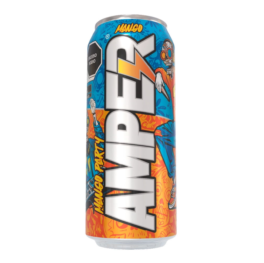 Bebida energética Amper mango party 473 ml | Walmart en línea