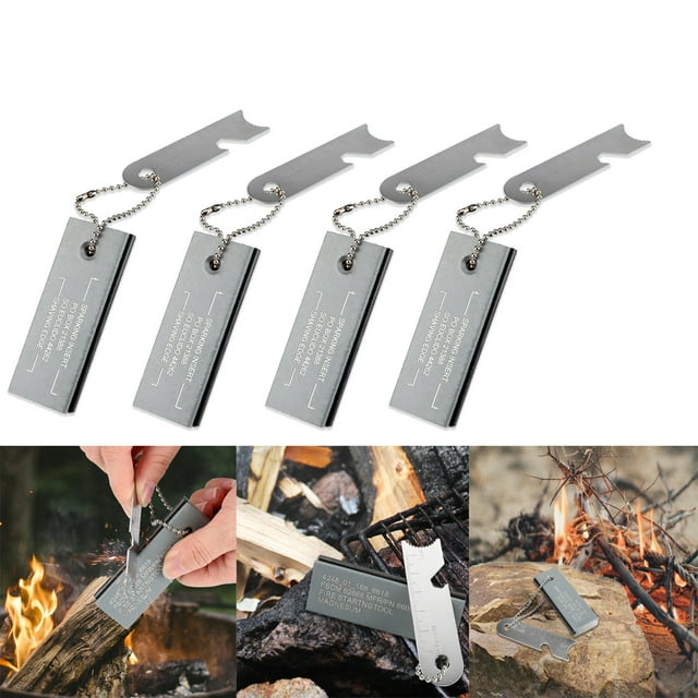 Outdoor Survival Magnesium Fire Starter Waterproof Magnesium Block ...