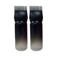 Black Hair Dye Root Comb Bottle Applicator 6 Ounce Oil Applicator For