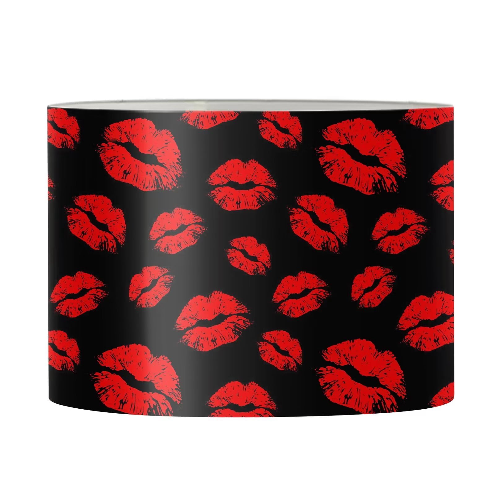 NETILGEN Lampshades for Table Lamp Home Decor Red Lips Drum Lamp Shade ...