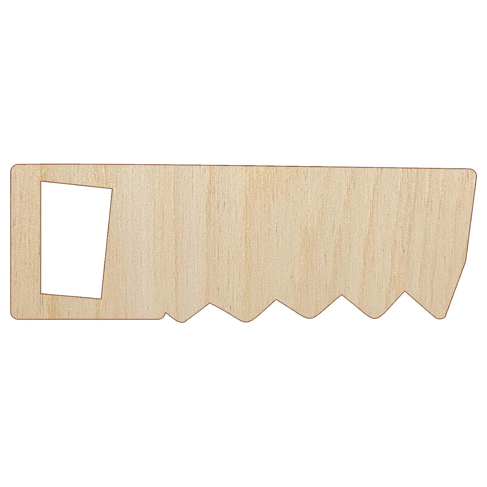 Saw Doodle Tool Construction Building Wood Shape Unfinished Piece ...