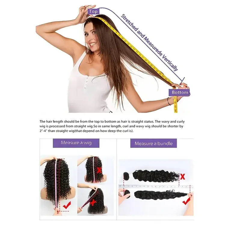 Measure Straight Hair