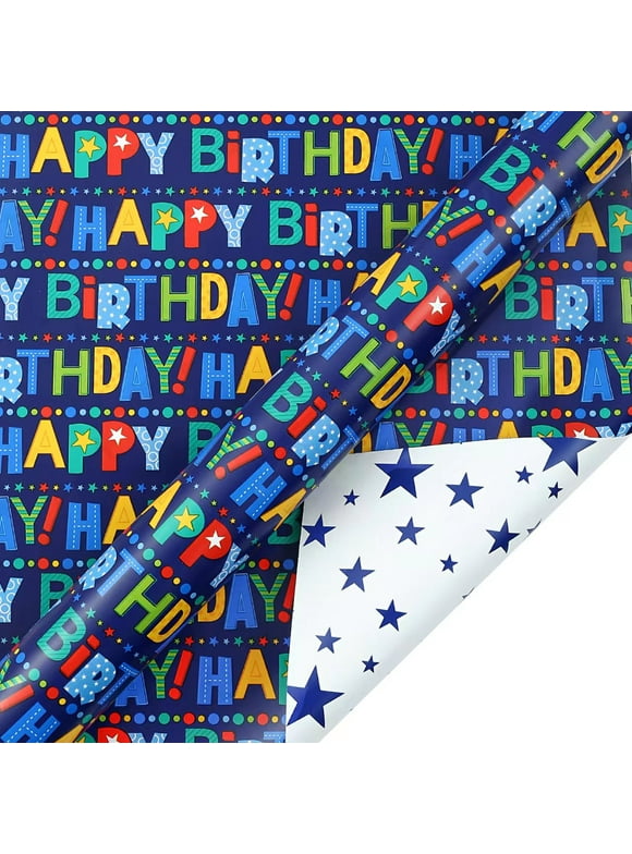 Birthday Wrapping Paper in Wrapping Paper - Walmart.com