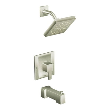Free Shipping! Moen 90 Degree Brushed Nickel Posi-Temp(R) Tub/Shower - Walmart.com
