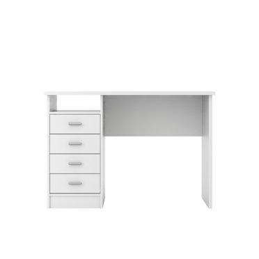 Mainstays 6-Cube Storage Computer Desk, Gray - Walmart.com
