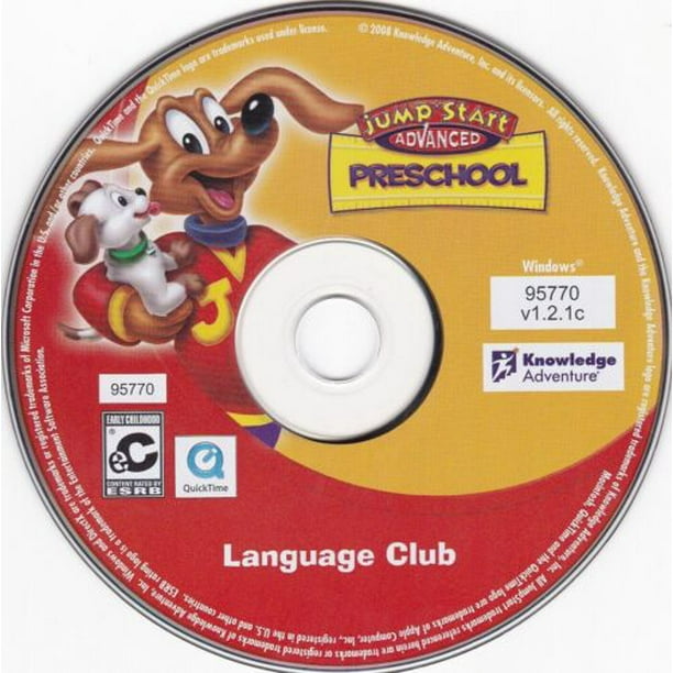 JumpStart Advanced Preschool Language Club (PC Windows) *DISC ONLY ...