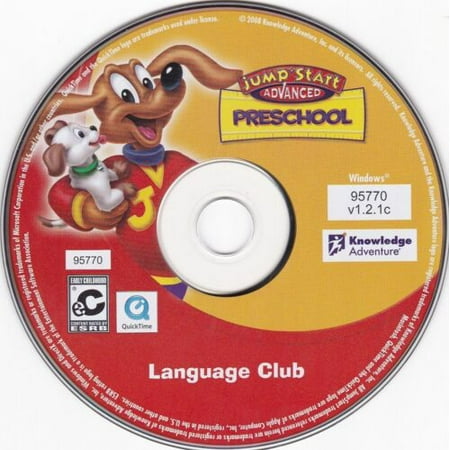 JumpStart Advanced Preschool Language Club (PC Windows) *DISC ONLY ...