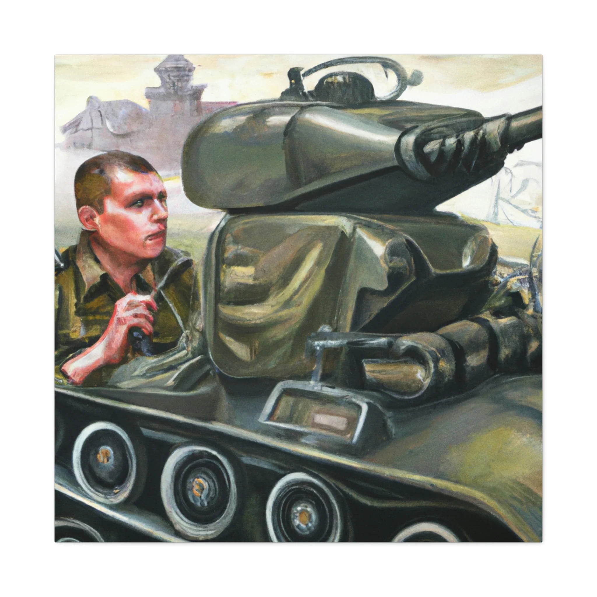 Tank Operator Dreamscape - Canvas - Walmart.com