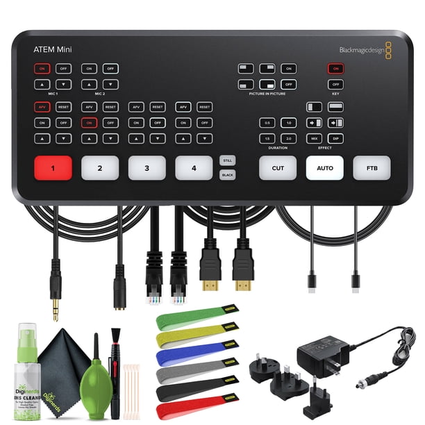 Blackmagic Design ATEM Mini HDMI Live Switcher With Multi Camera Live ...