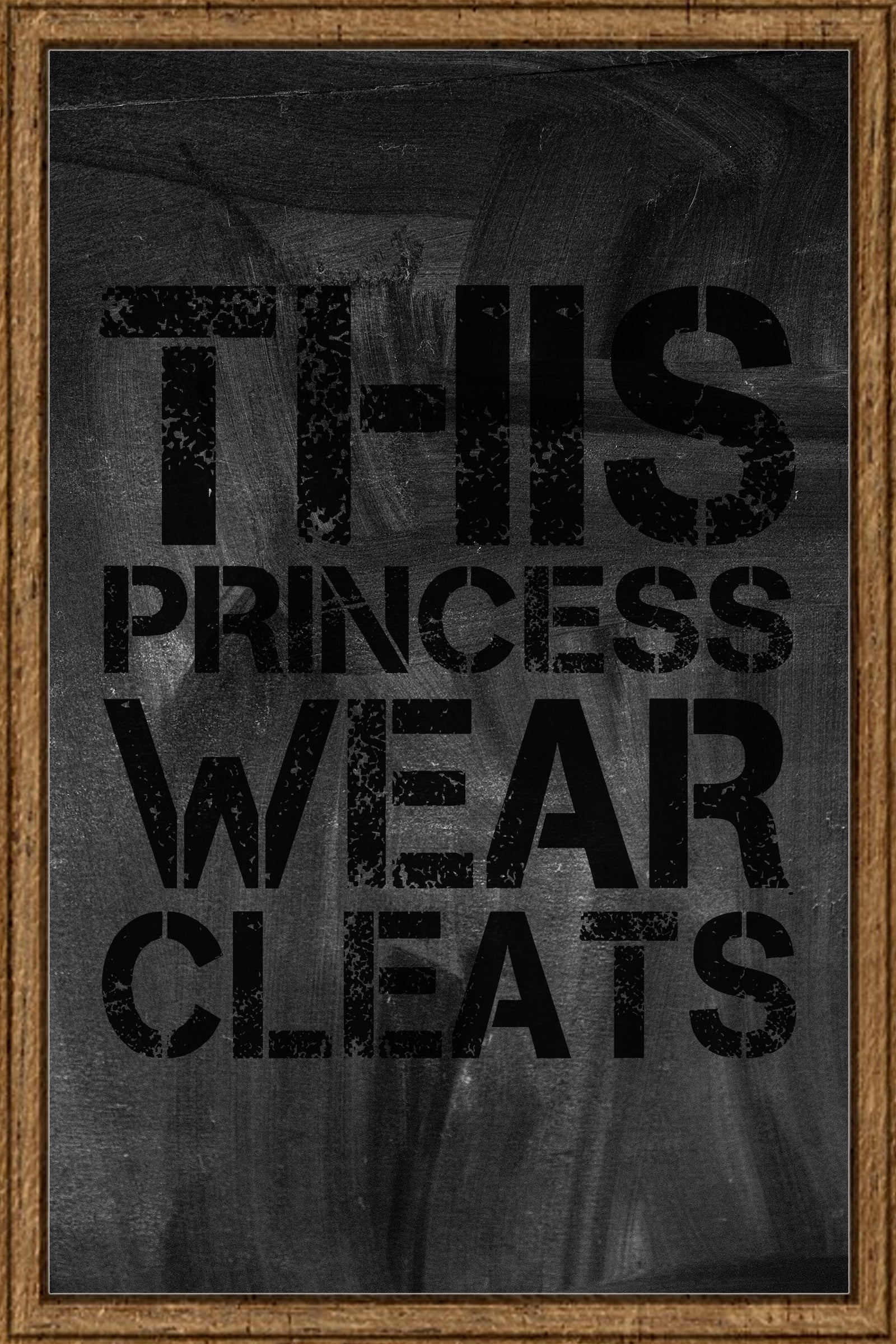 This Princess Wears Cleats Funny Tomboy Soccer Girl Sports Player Tin ...