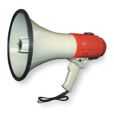 Sport Supply Group MV10S 16 Watts Fanon MV-10S Megaphone 600 Yard Range ...