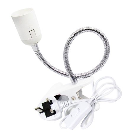 E27 Socket Terrarium Amphibian Reptile Heat Lamp Holder Clamp Socket ...