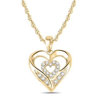 PANDORA Elevated Heart Necklace - 398425C01-45 - Walmart.com