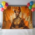 African Woman with Gold Jewelry Backdrops for Photography, Portrait ...