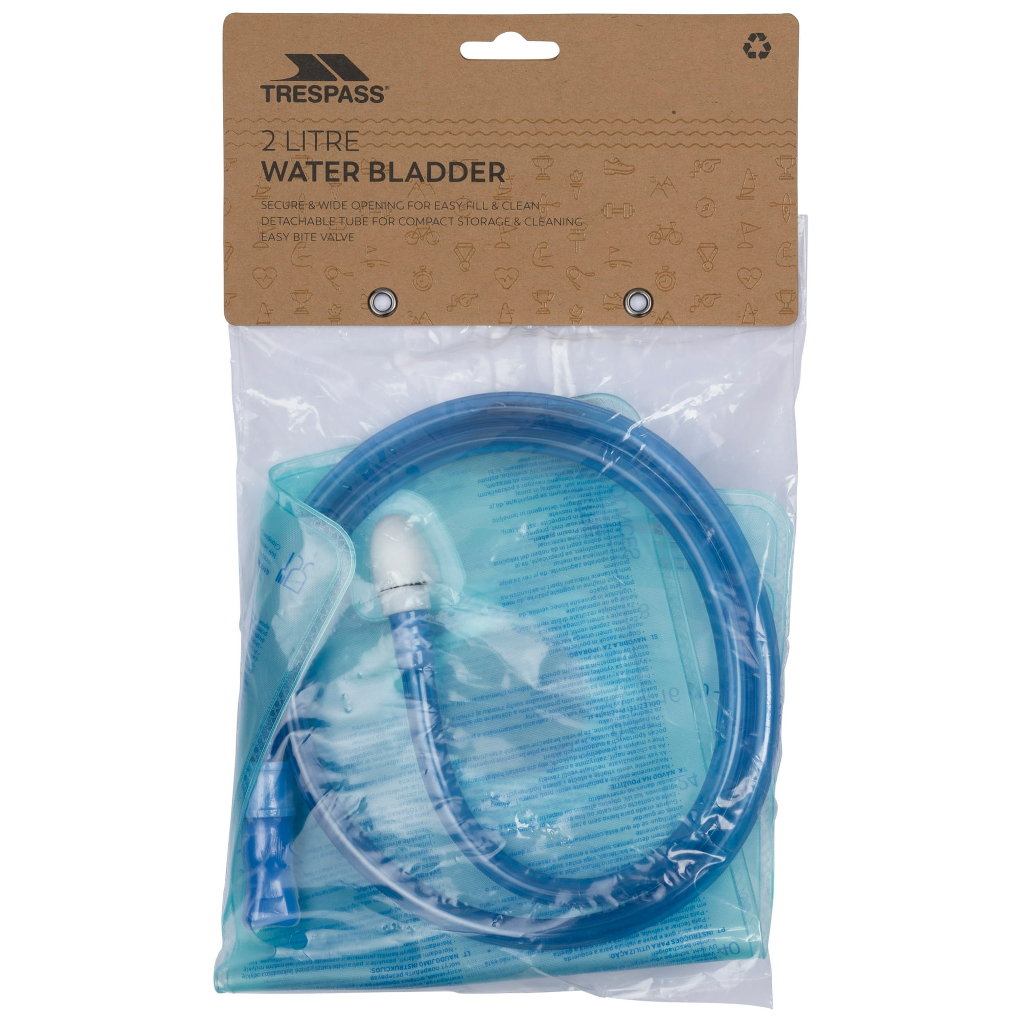 Click here for Trespass Water Bladder 2 Litre Backpack Hiking Run... prices