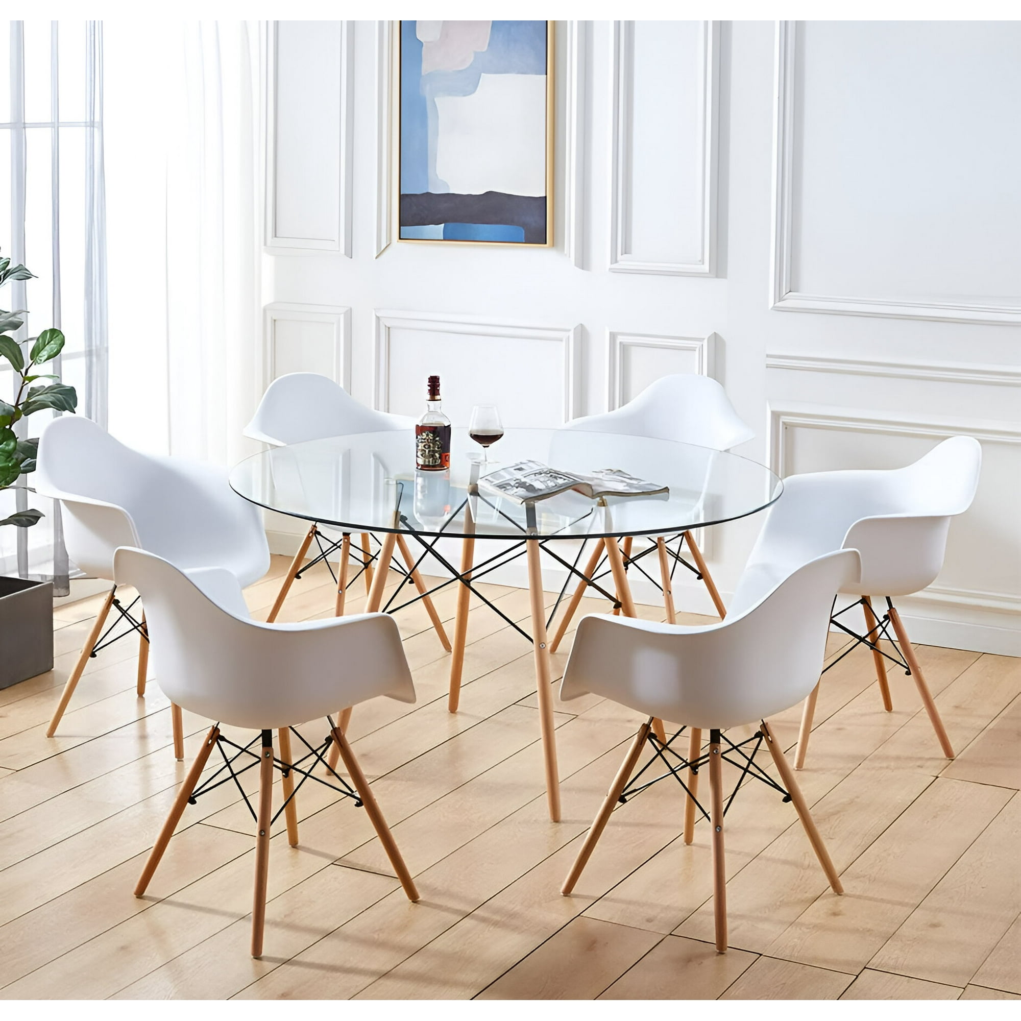 Click here for Heavenly Collection Clear Dining Table 32 32 prices