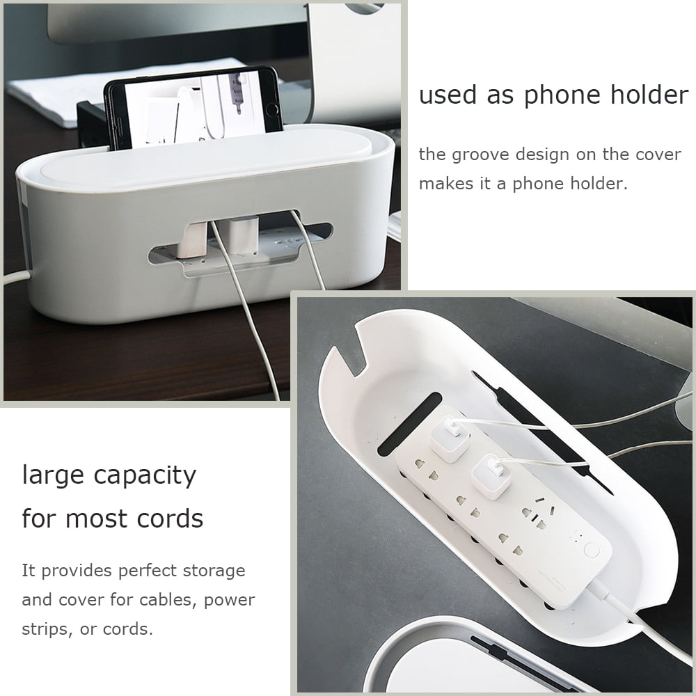 Office & Desk Storage Office Desk Organizer by ZBRANDS Hide Cords TV ...