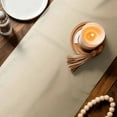 Brown Beige Cotton Linen Table Runner for Dining Kitchen, Gradient ...