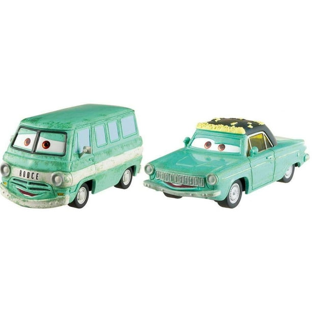Disney Pixar Cars 3 Dusty Rust-eze & Rusty Rust-eze Car Vehicle Playset ...