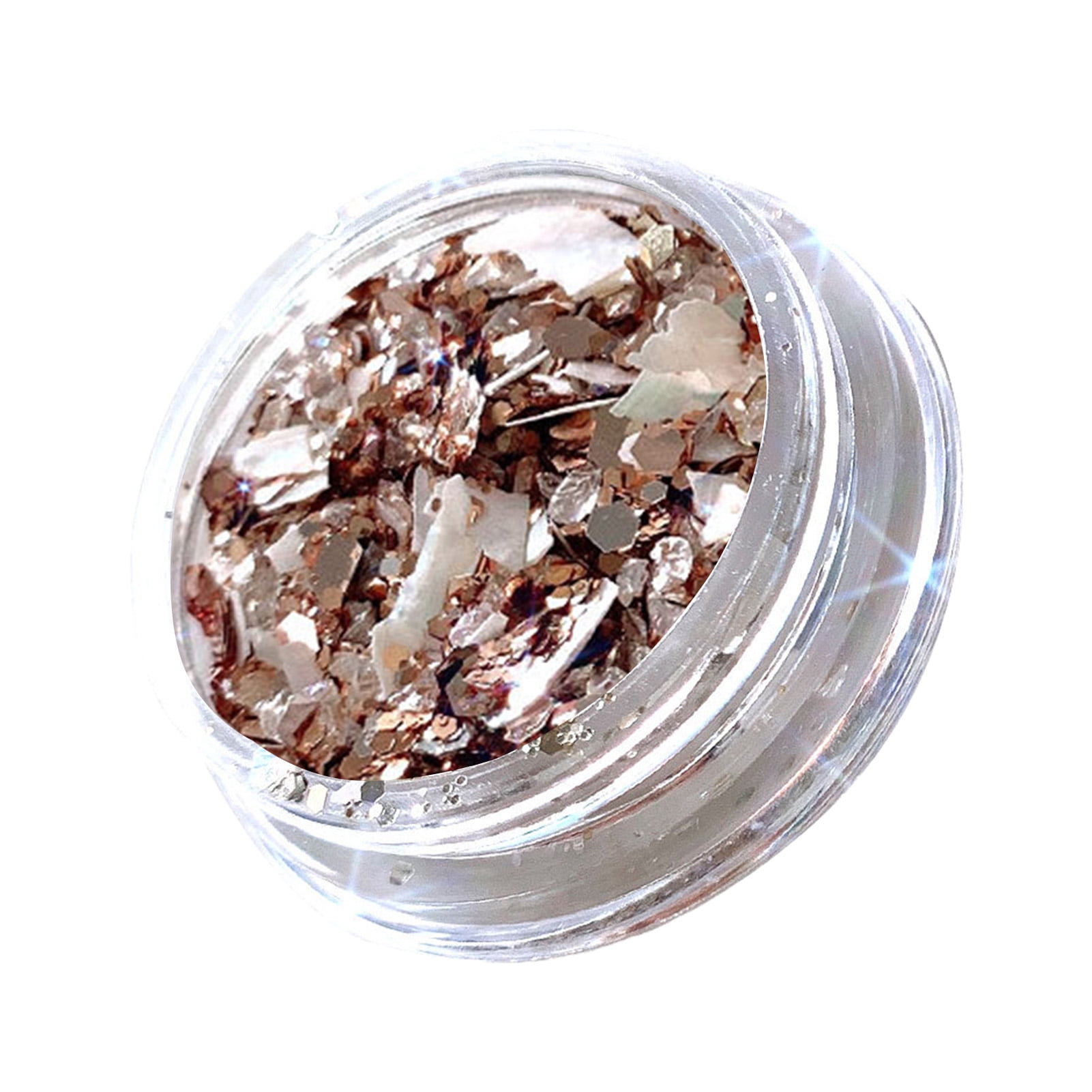 Hesroicy 1 Box Nail Art Decor Broken-off Irregular Shape Shiny Non ...