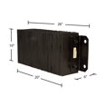 Industrial Rubber Bumper for Loading Dock Protection, Laminated Multi ...