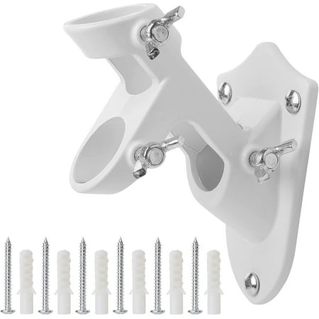 QUETO Flag Pole Bracket, 2-Position Aluminum Alloy Bracket for 1" Inner ...