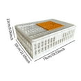 Vaveren Carrier Crate Chicken Carrier Crate for Hideaway Breeding White ...