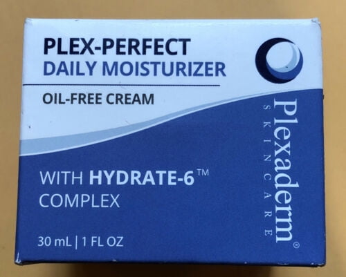 Plexaderm Plex-perfect Daily Moisturizer Oil-free Cream With Hydrate-6 ...